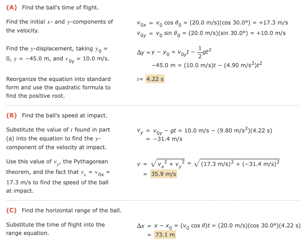 Solved GOAL Solve a two-dimensional kinematics problem with | Chegg.com
