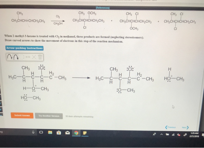 Solved CH3 OCH3 CH3 CH, CI CH3 CH,CHCH-CHCH CH3 CHJOH CI CH3 | Chegg.com