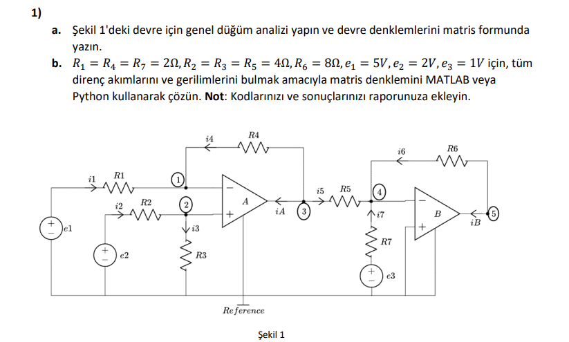 Solved a.Perform a general nodal analysis for the circuit in | Chegg.com