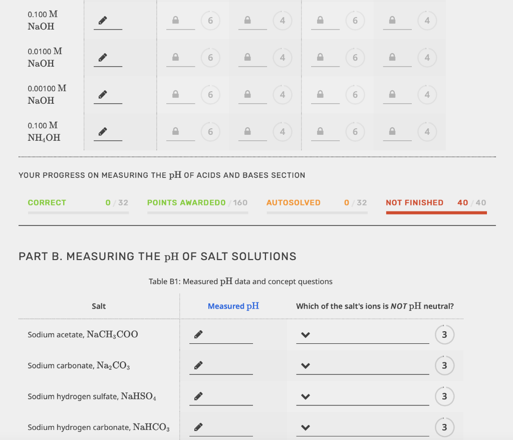 Solved ACIDS, BASES, SALTS, AND BUFFER SOLUTIONS SMART | Chegg.com