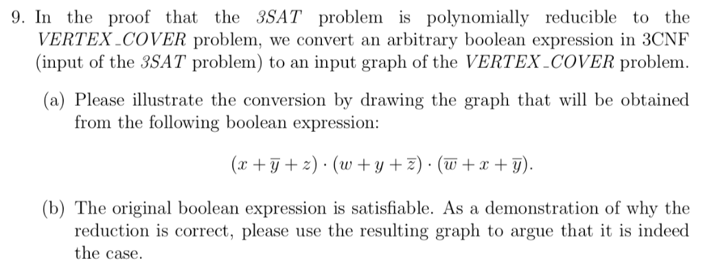 9. In the proof that the 3SAT problem is polynomially | Chegg.com