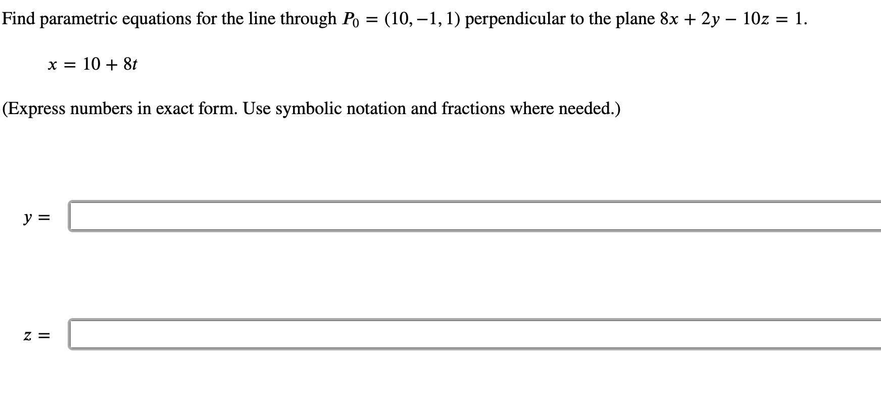 Solved Find a vector normal n to the plane with the equation | Chegg.com