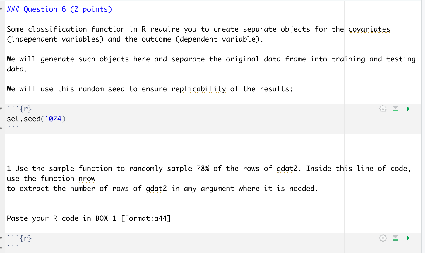 Solved ### Question 6 (2 points) Some classification | Chegg.com