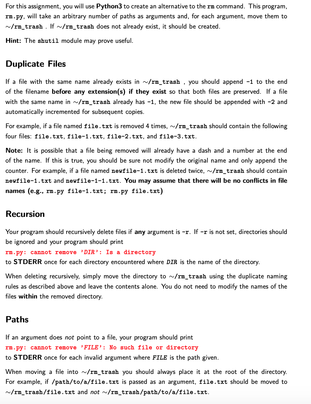 Program should be invoked as a single Python file | Chegg.com