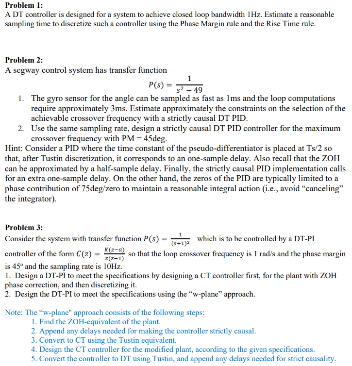 Solved PLEASE HELP ME SOLVE THESE PROBLEMS FOR MY SIGNALS | Chegg.com