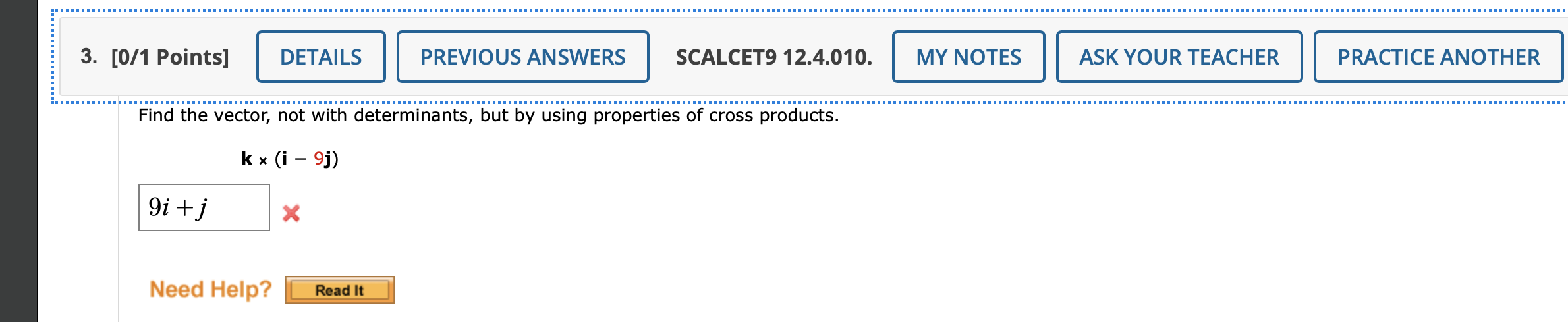 Solved 2. [0/1 Points] DETAILS PREVIOUS ANSWERS SCALCET9 | Chegg.com
