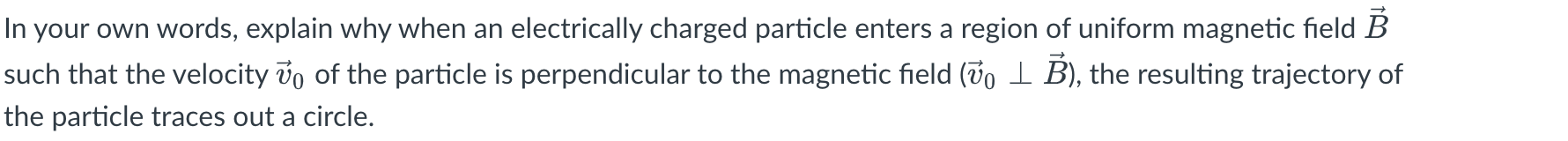 Solved n your own words, explain why when an electrically | Chegg.com