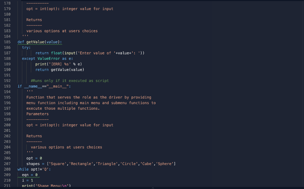 Solved import math #Perimeter of square def | Chegg.com