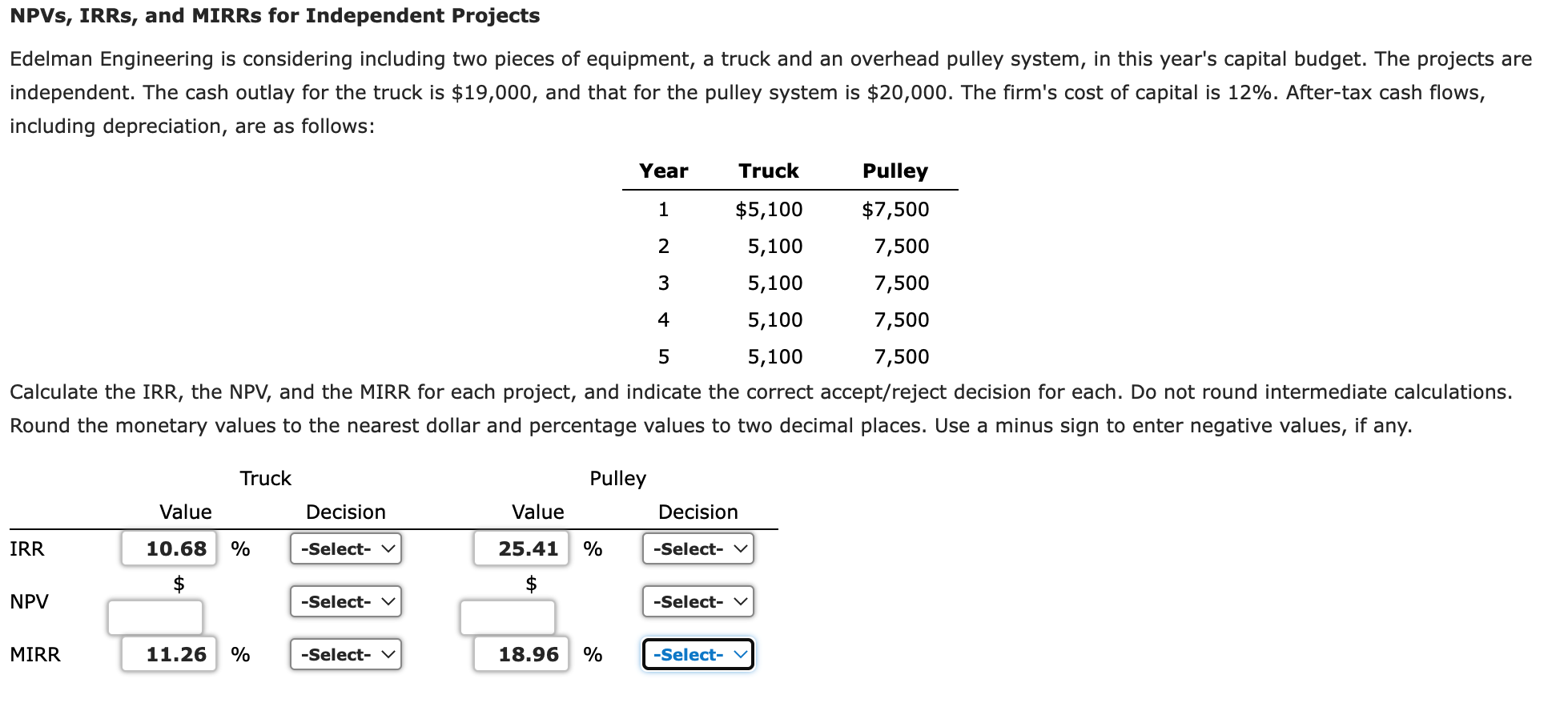 Solved THE VALUES INPUTTED ARE ARTBITARY NUMBERS AND EACH | Chegg.com