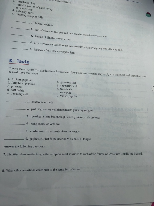 Solved Name Date Section Reviewing Your Knowledge EXERCISE | Chegg.com