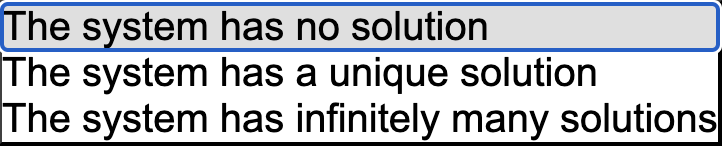 Solved The list below are the given options to solve this | Chegg.com