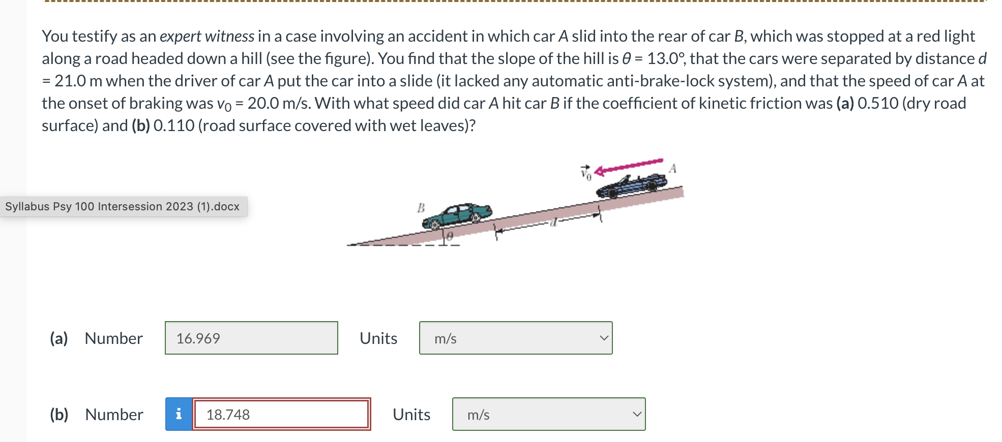 Solved my answer for b is wrong so don't give me the same | Chegg.com