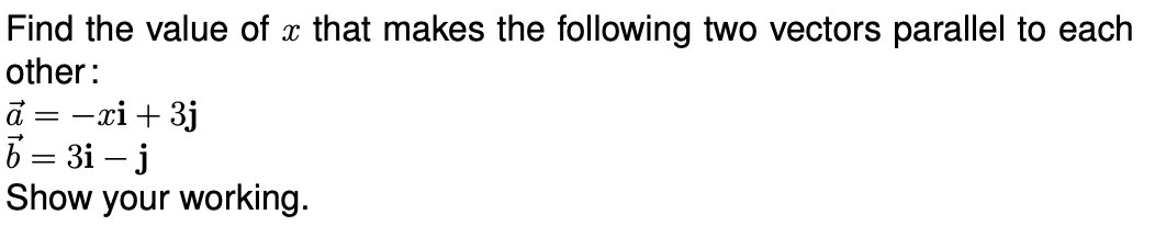 Solved Find the value of x that makes the following two | Chegg.com
