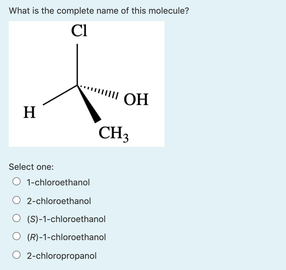 Solved What is the complete name of this molecule? C1 ... OH | Chegg.com