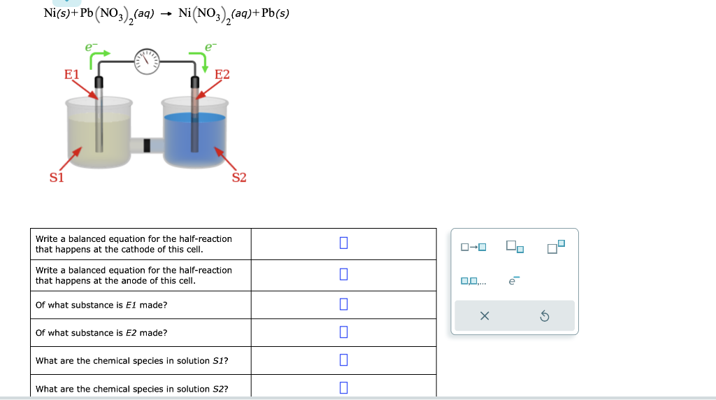 Solved Ni(s)+Pb(NO3)2(aq)→Ni(NO3)2(aq)+Pb(s) | Chegg.com