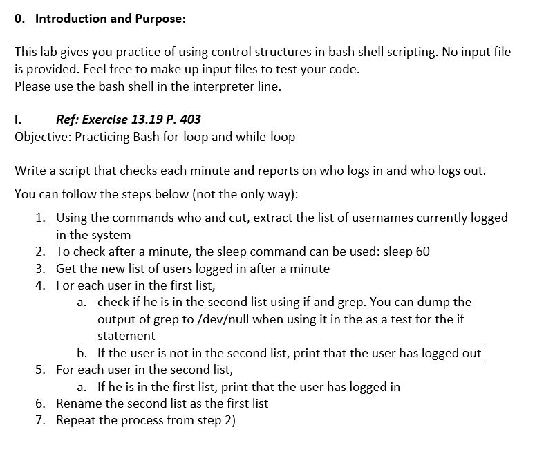 (Solved) : 0 Introduction Purpose Lab Gives Practice Using Control ... (Solved) : 0 Introduction Purpose Lab Gives Practice Using Control ...