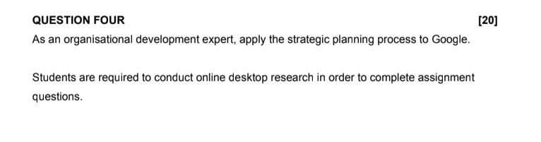 Solved QUESTION FOUR As an organisational development | Chegg.com
