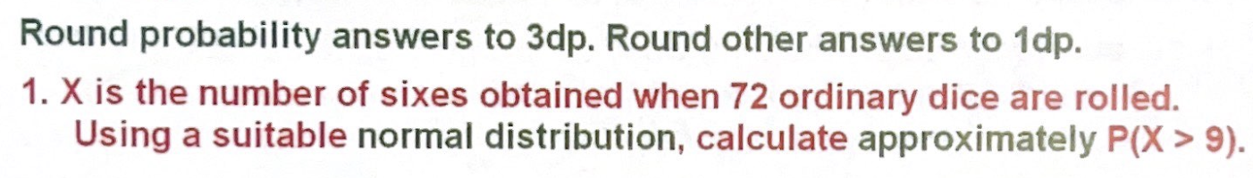 Solved Round probability answers to 3dp. Round other answers | Chegg.com