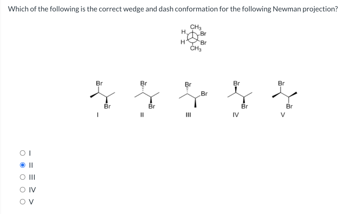 Solved Which of the following is the correct wedge and dash | Chegg.com