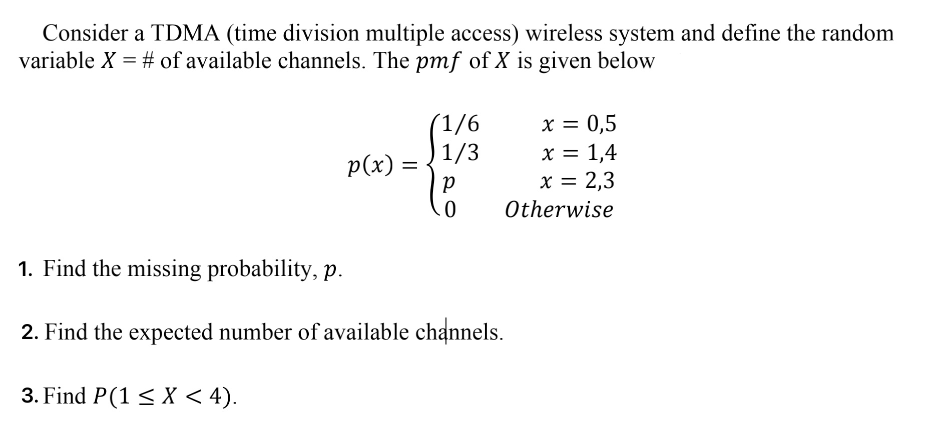 Solved Consider a TDMA (time division multiple access) | Chegg.com