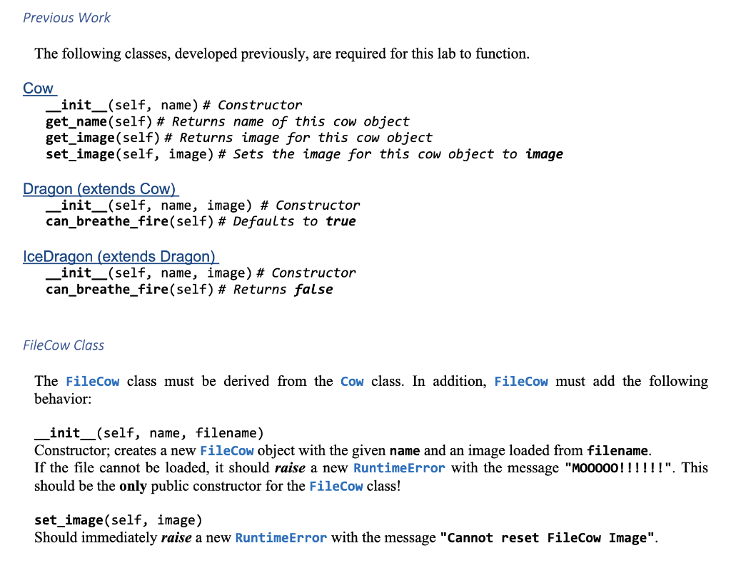 Students will update the driver program (cowsay.py) | Chegg.com