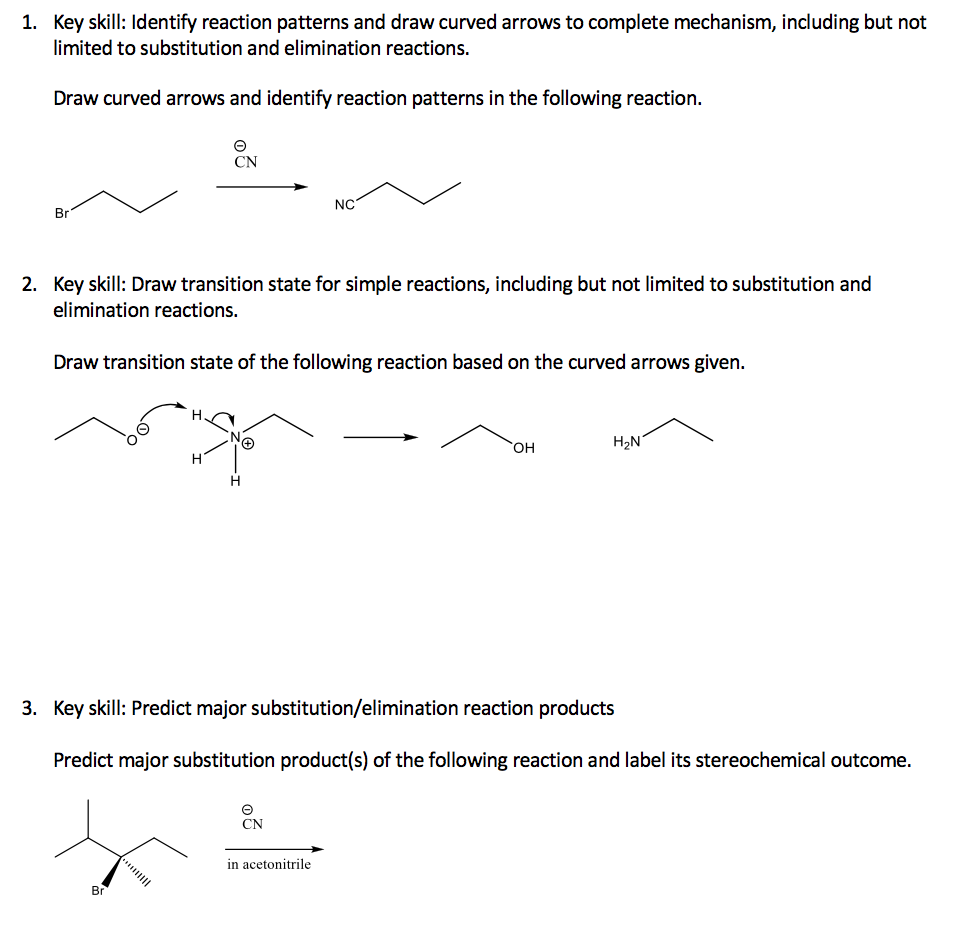 Solved Key skill: Identify reaction patterns and draw curved | Chegg.com