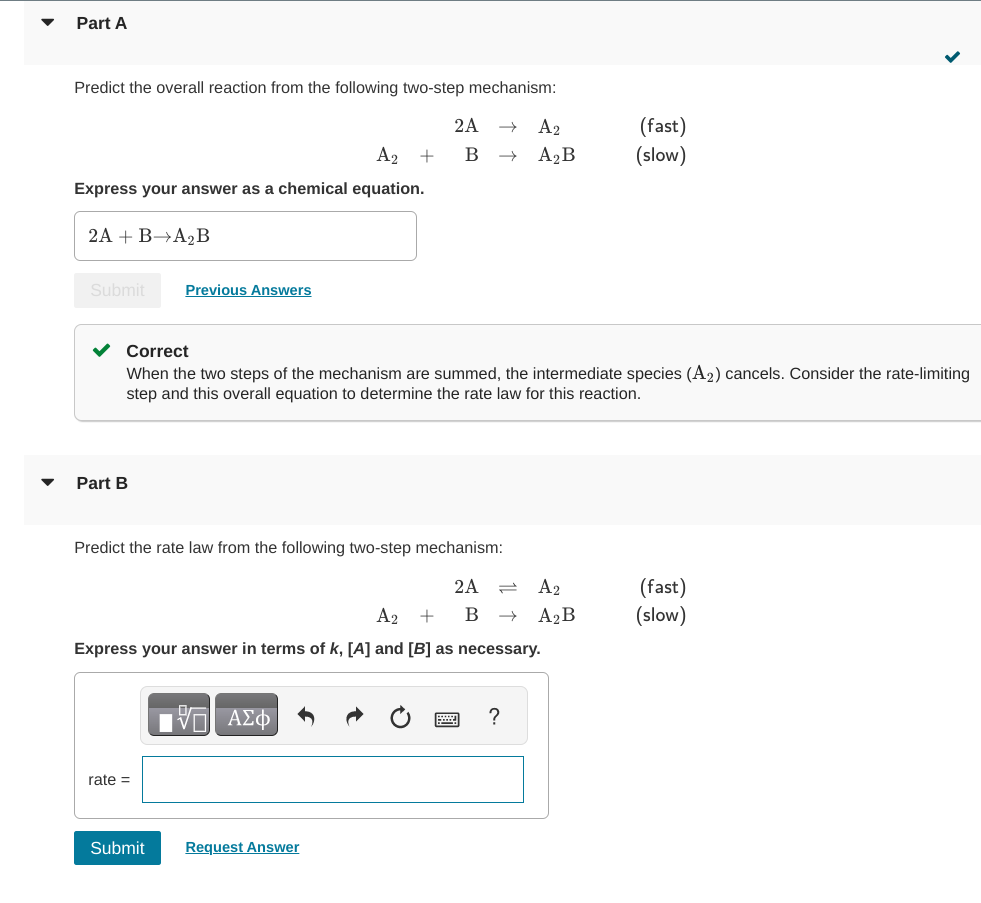 Solved Predict the overall reaction from the following | Chegg.com