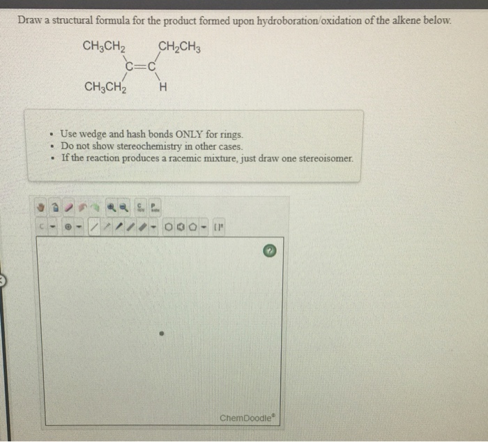 Solved Draw a structural formula for the product formed upon | Chegg.com