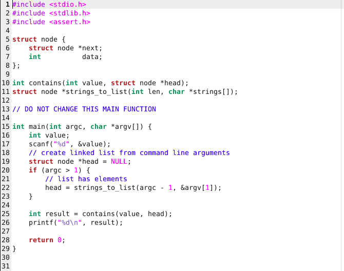 Solved Exercise Find An Element In A Linked List pair Chegg