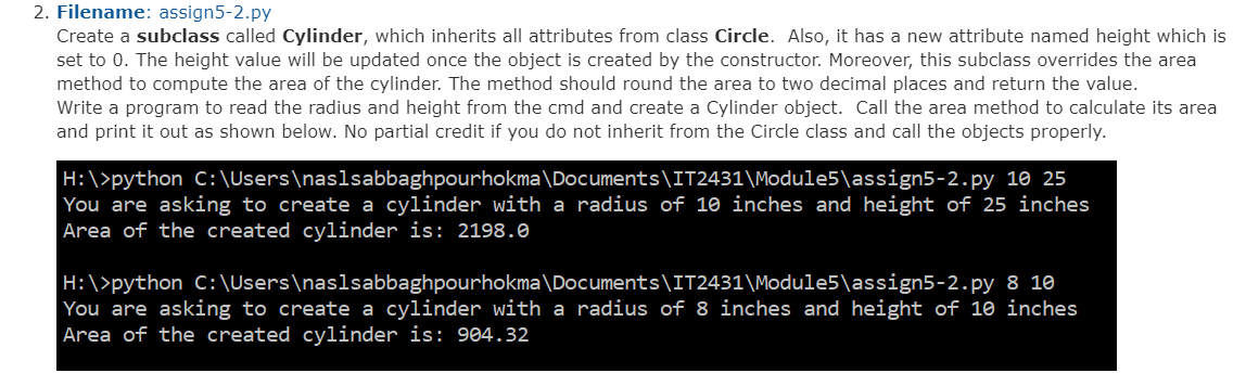 Solved Create a class named Circle. Within this class, set a | Chegg.com
