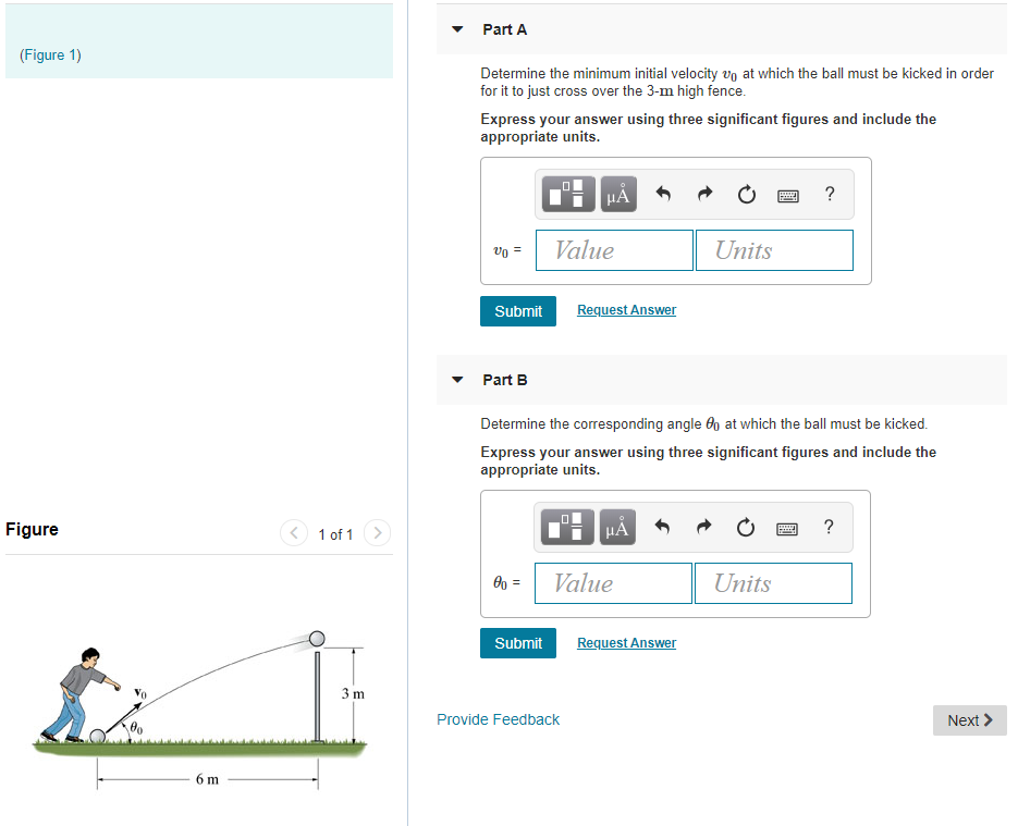 Solved Part A Figure 1 Determine The Minimum Initial