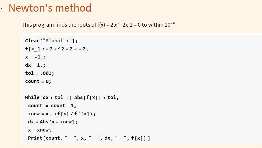 Solved 1. Use Newton's method to find the square root of a | Chegg.com