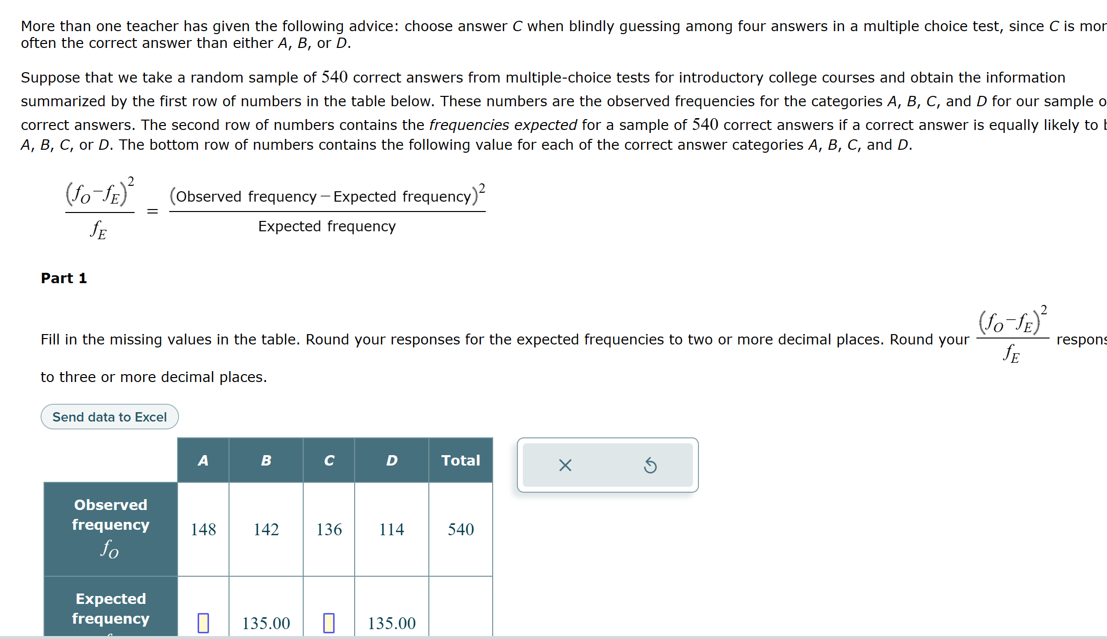 Solved Fill in the missing values in the table. Round your | Chegg.com