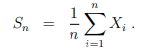 Sn=n1∑i=1nXi | Chegg.com