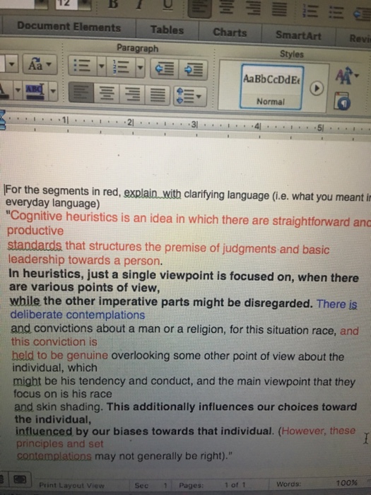 Solved Document Elements Tables Charts SmartArt evi | Chegg.com