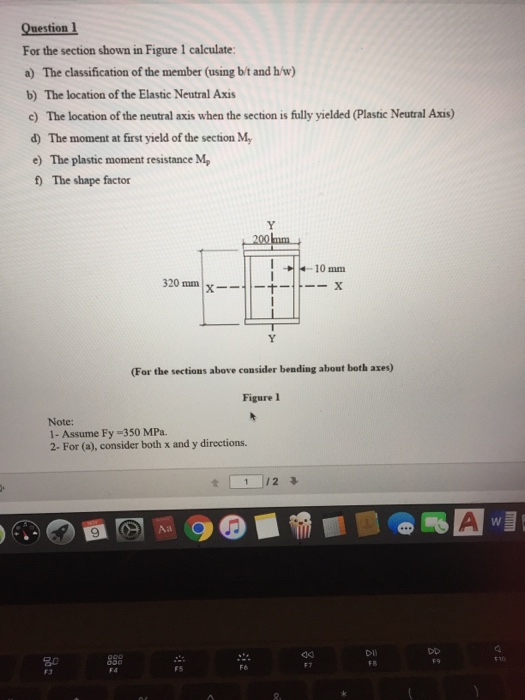 Solved uestion 1 For the section shown in Figure 1 | Chegg.com Solved uestion 1 For the section shown in Figure 1 | Chegg.com