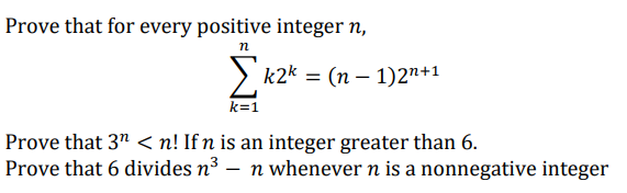 Solved Prove that for every positive integer n, | Chegg.com