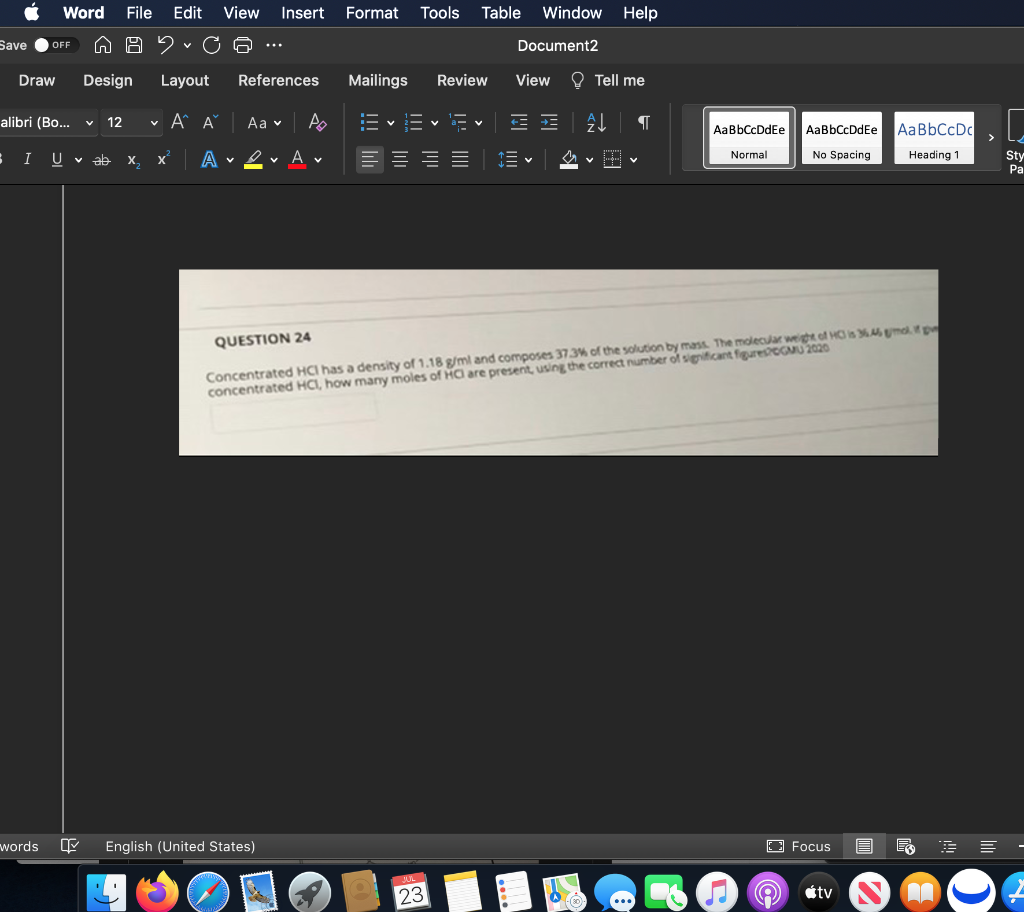 Solved Word File Edit View Insert Format Tools Table Window 1402