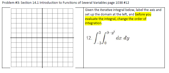 Solved Problem #3: Section 14.1 Introduction to Functions of | Chegg.com