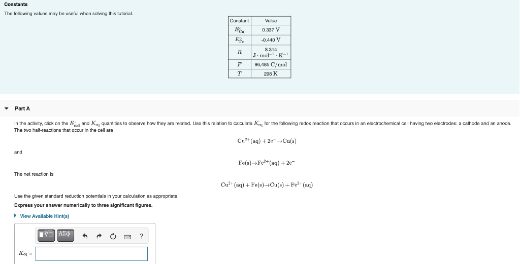 Solved Constants The following values may be useful when | Chegg.com
