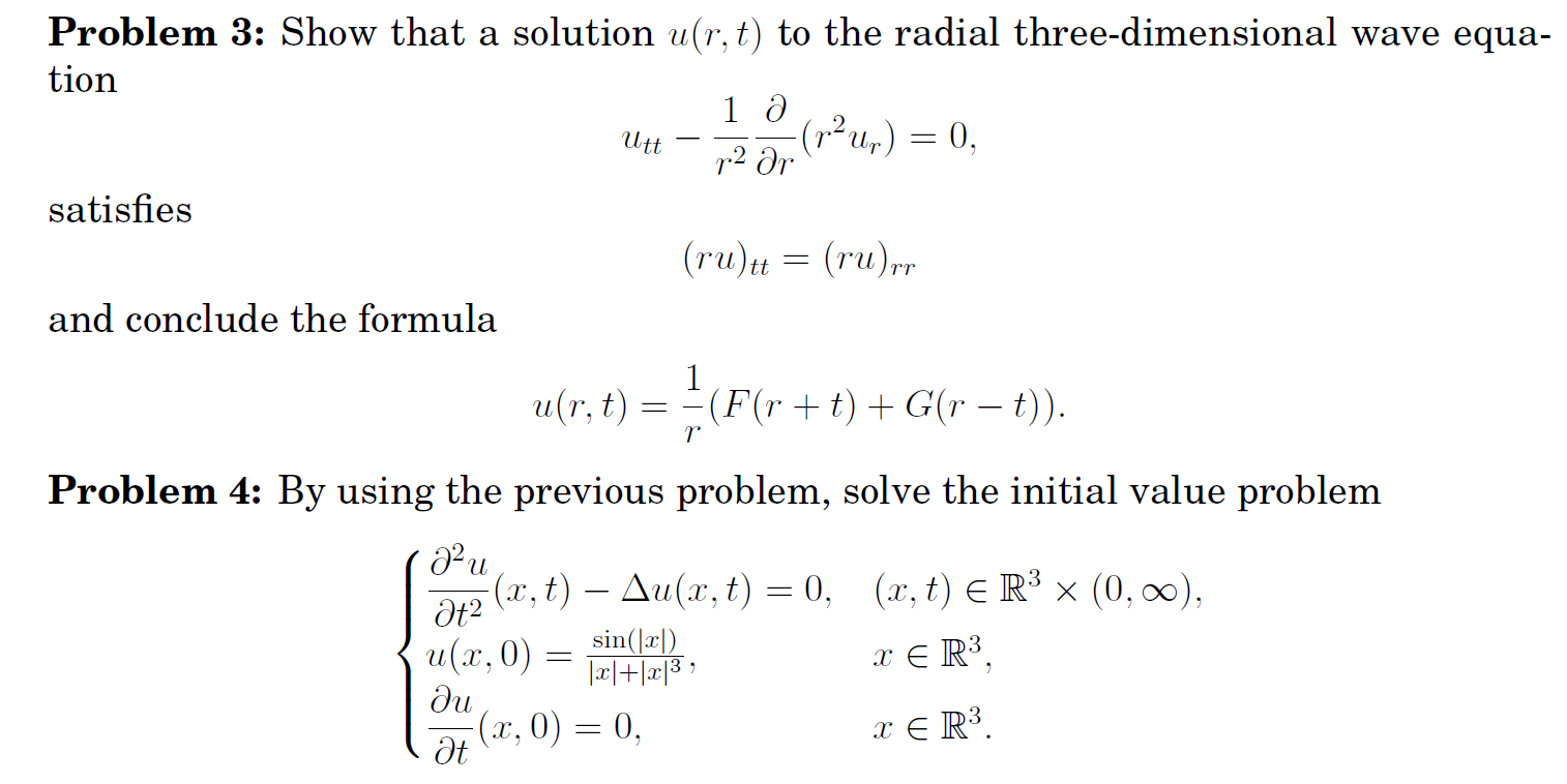 Solved Please solve Problem 4. ﻿Problem 3 is ﻿for context | Chegg.com