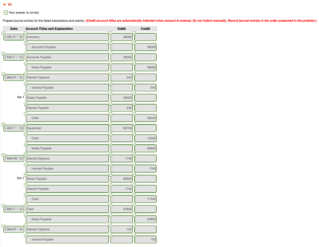 Solved Problem 11-2A (Part Level Submission) The following | Chegg.com