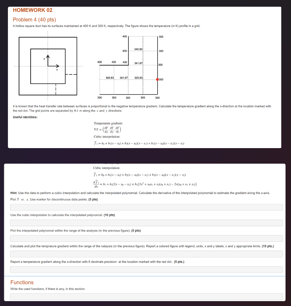 Solved Problem 4 (40 pts) A hollow square duct has its | Chegg.com