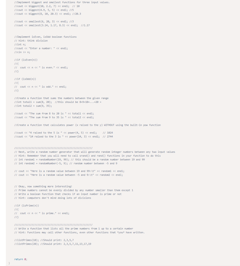 Solved Focus: Functions, functions, functions..... | Chegg.com