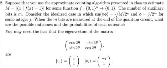 2. Suppose that you use the approximate counting | Chegg.com