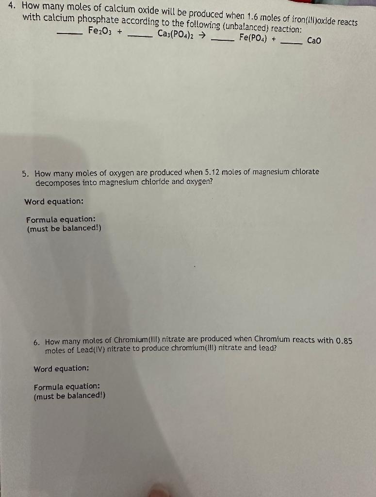 Solved 1. How many moles of potassium oxide (K2O) will be | Chegg.com