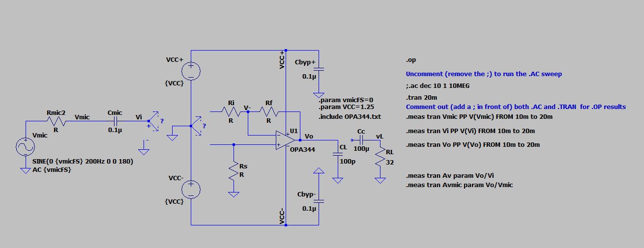 Solved .op Uncomment (remove the;) to run the .AC sweep i.ac | Chegg.com