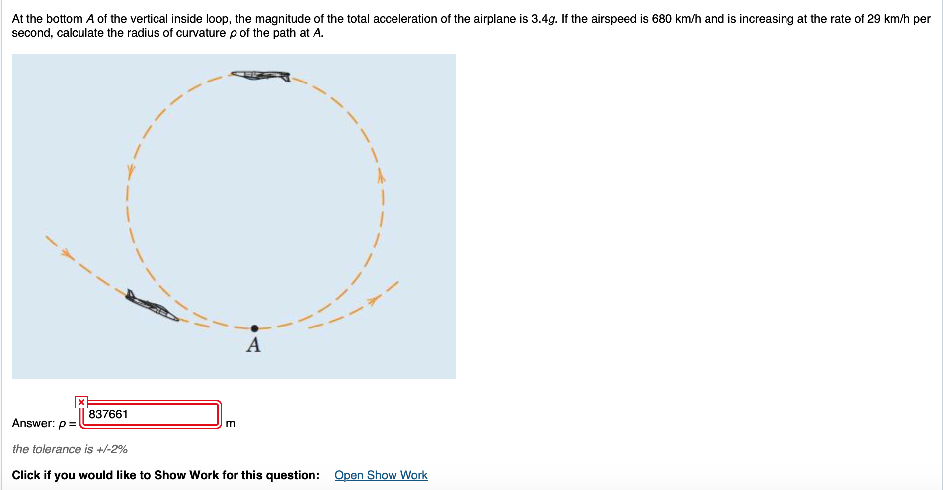 Solved At the bottom A of the vertical inside loop, the | Chegg.com