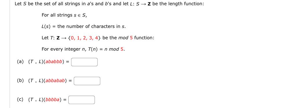 Solved _et S be the set of all strings in a′s and b′s and | Chegg.com