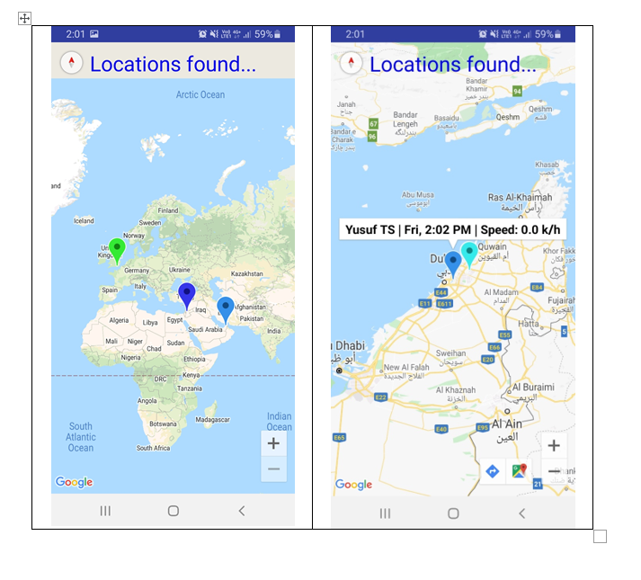 develop an Android App called "Real time GPS | Chegg.com